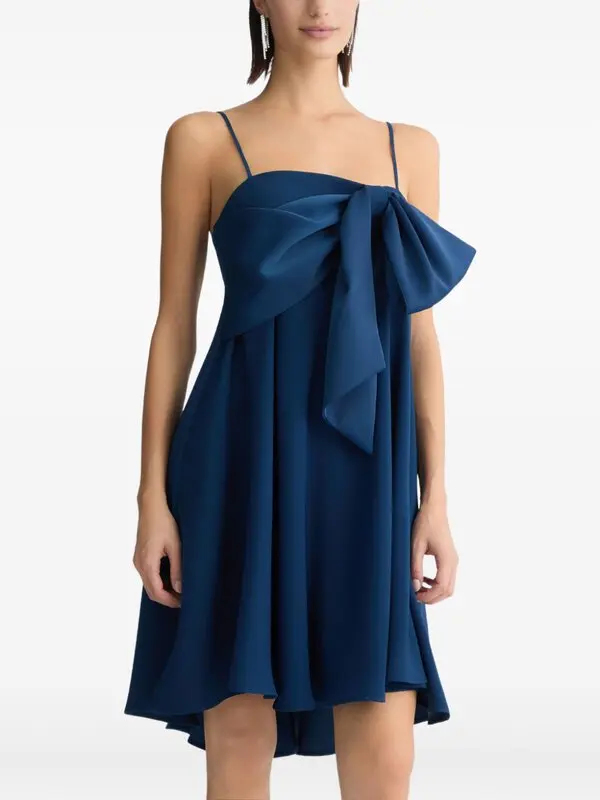 Liu Jo Bow-embellished Asymmetric Dress