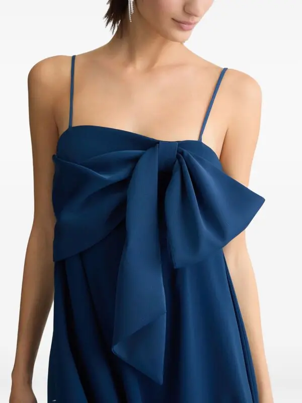Liu Jo Bow-embellished Asymmetric Dress