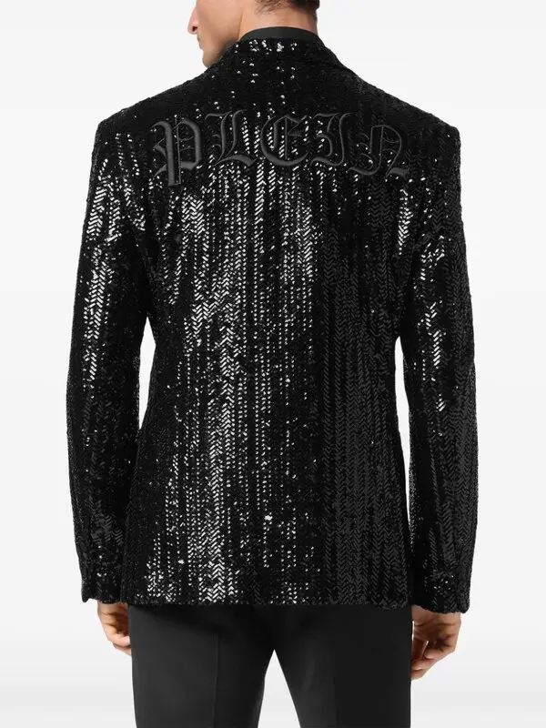 Philipp Plein Embroidered Lurex Blazer