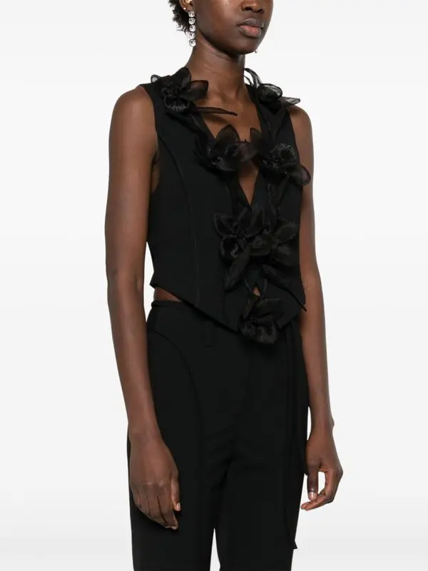 Remain Birger Christensen Flower Embellished Waistcoat