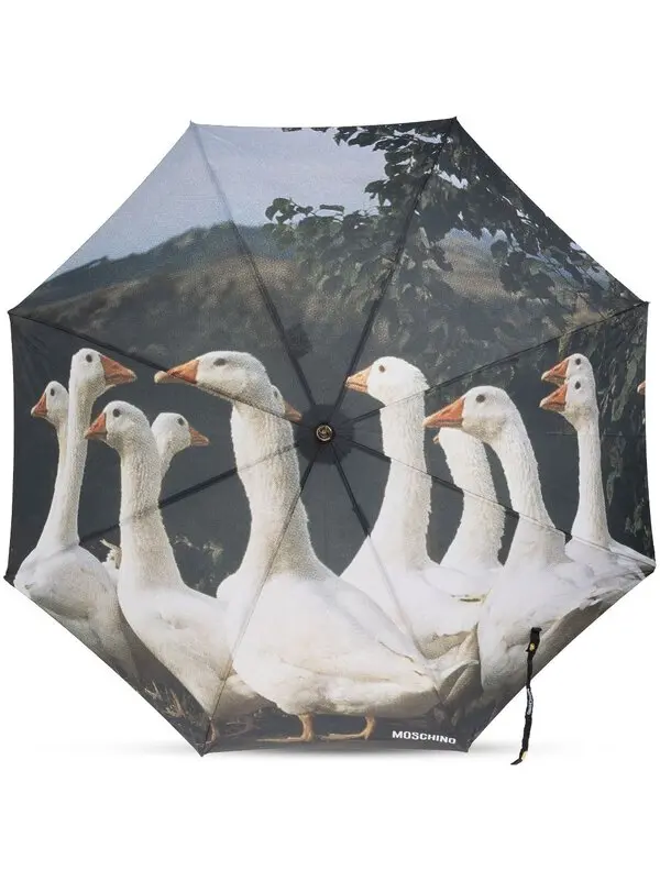 Moschino Geese-print Umbrella