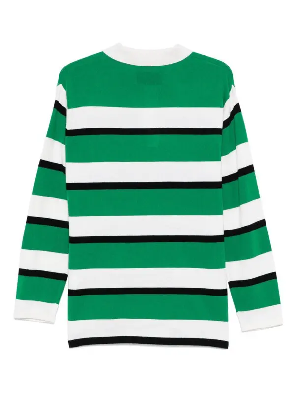 Guest In Residence Striped Rugby Polo Shirt