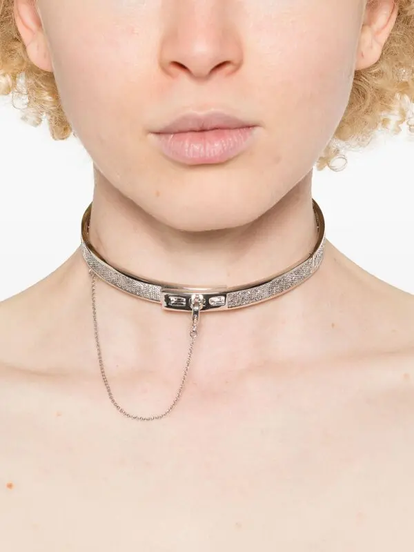 Eddie Borgo Pavé Safety Chain Choker