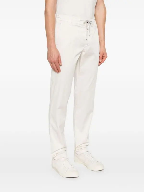 Eleventy Drawstring Trousers - Neutrals