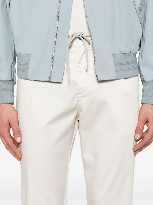 Eleventy Drawstring Trousers - Neutrals