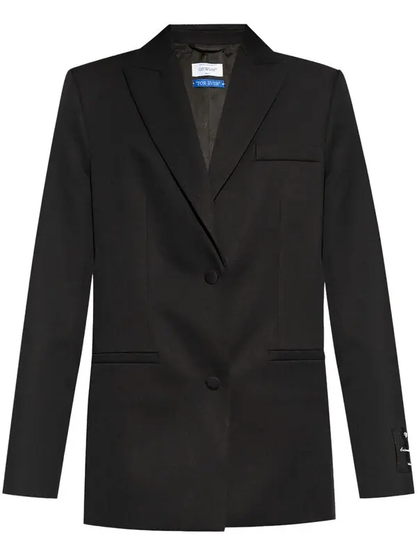 Off-White Wool Blazer