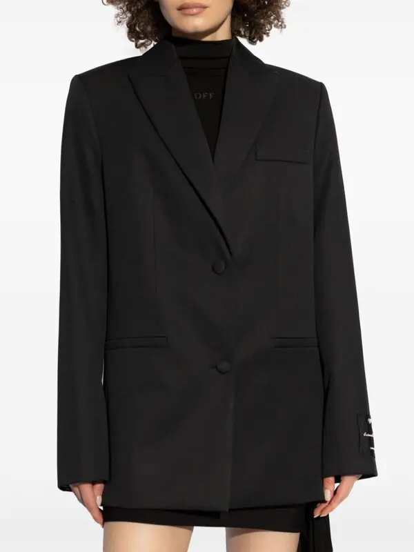 Off-White Wool Blazer