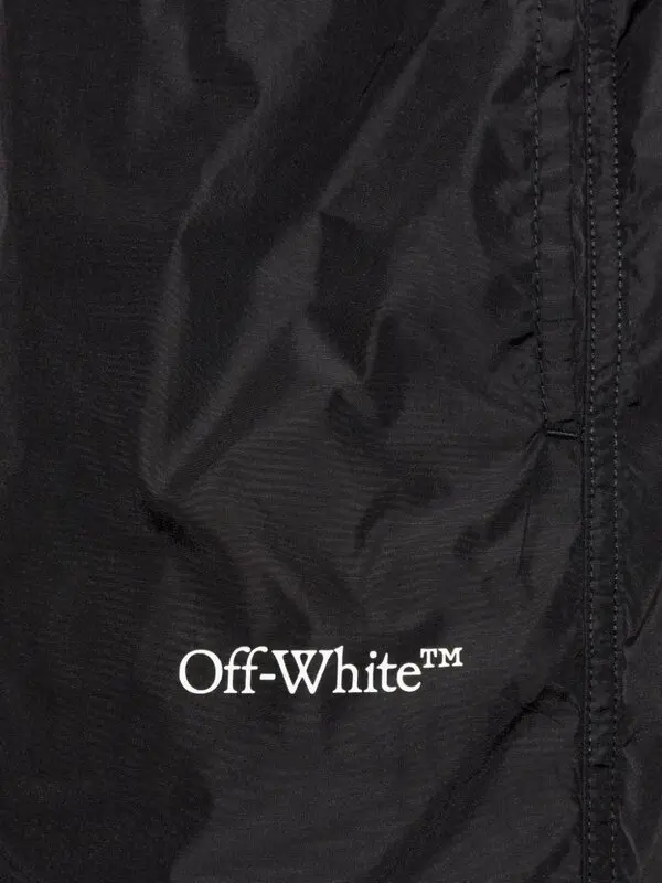 Off-White Logo-print Swim Shorts