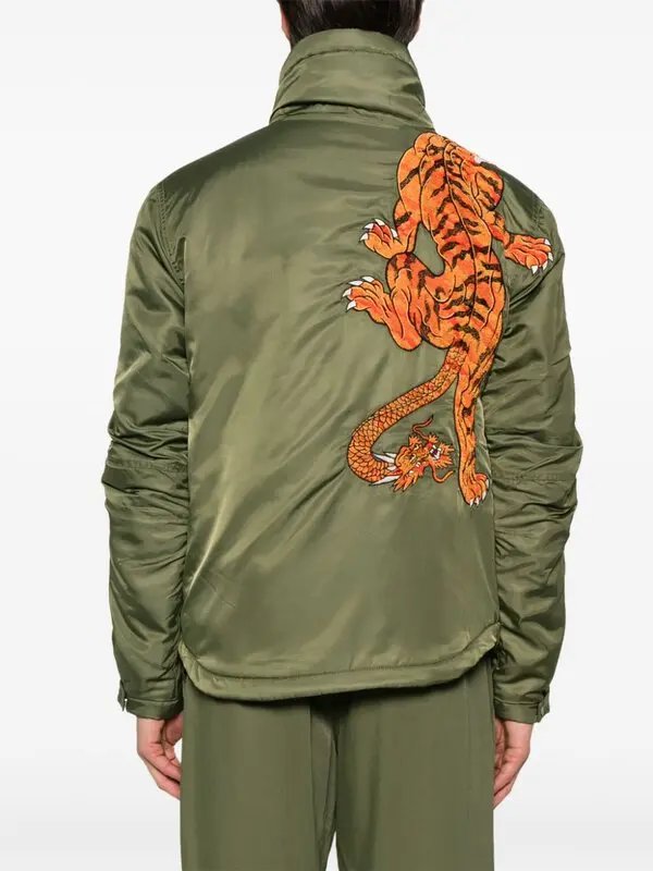maharishi ジャケット　刺繍 Maharishi Tibetan Panther Jacket In Green - 31% Off | Editorialist