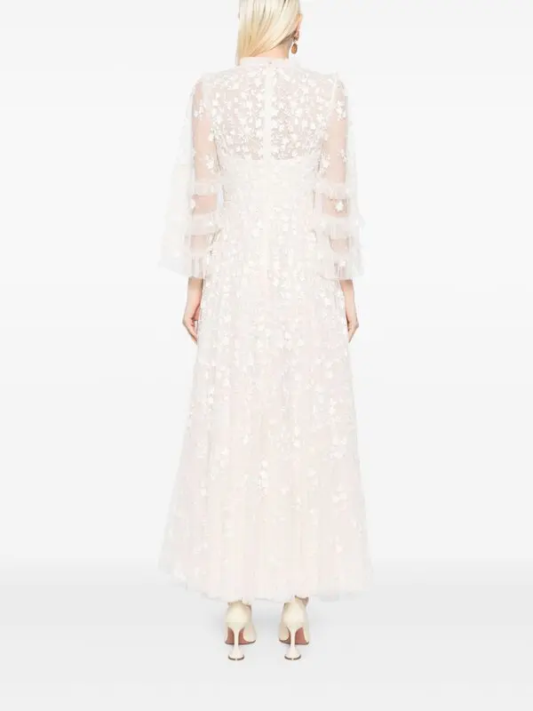 NEEDLE & THREAD Everett Bloom Gown - White