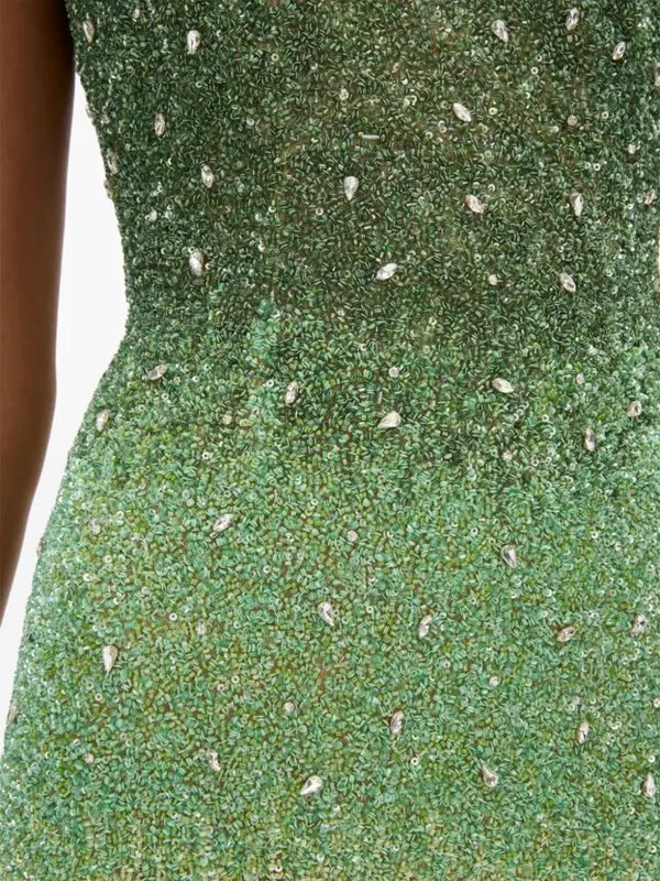 Rachel Gilbert Kaito Mini Dress - Green | Editorialist