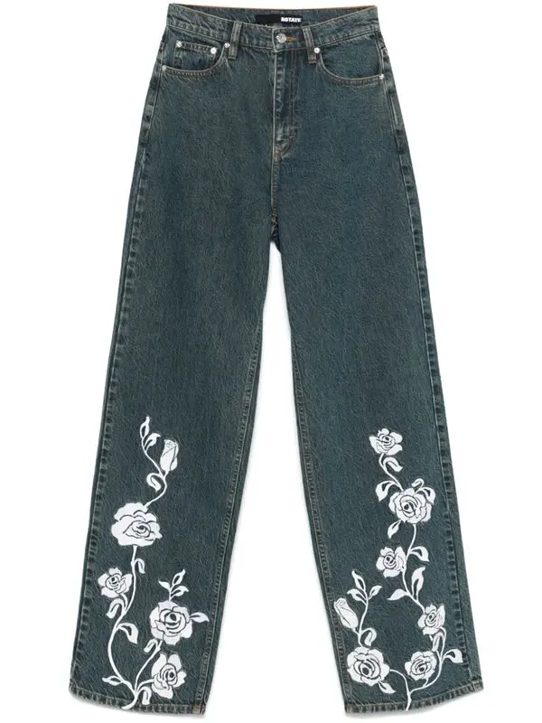ROTATE BY BIRGER CHRISTENSEN Straight-leg Jeans