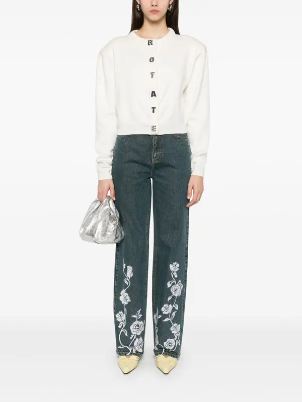 ROTATE BY BIRGER CHRISTENSEN Straight-leg Jeans