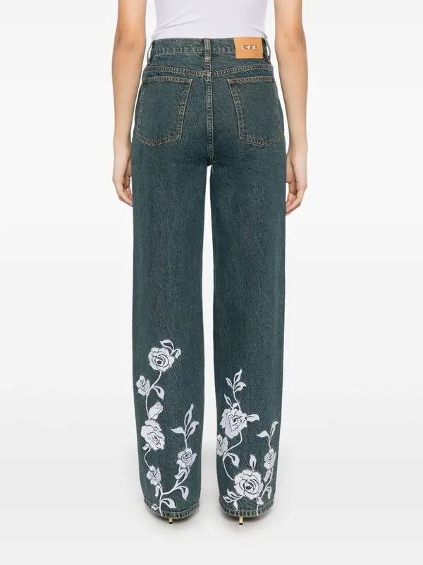 ROTATE BY BIRGER CHRISTENSEN Straight-leg Jeans
