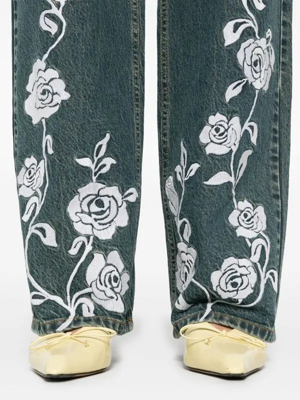 ROTATE BY BIRGER CHRISTENSEN Straight-leg Jeans