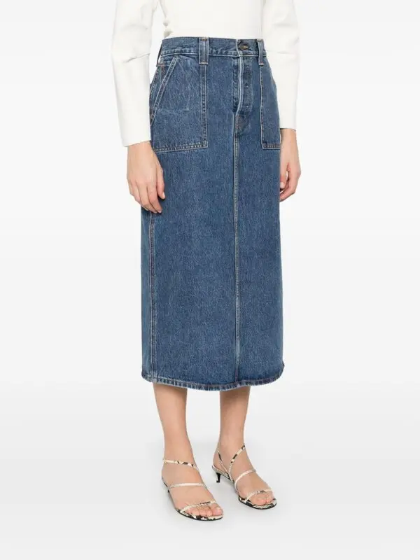 Khaite Genevieve Midi Skirt