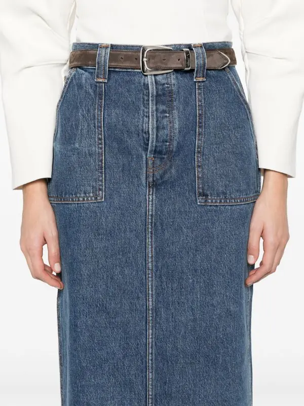 Khaite Genevieve Midi Skirt