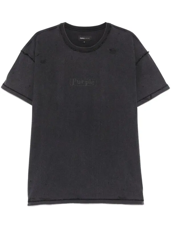 PURPLE BRAND Logo-print T-shirt