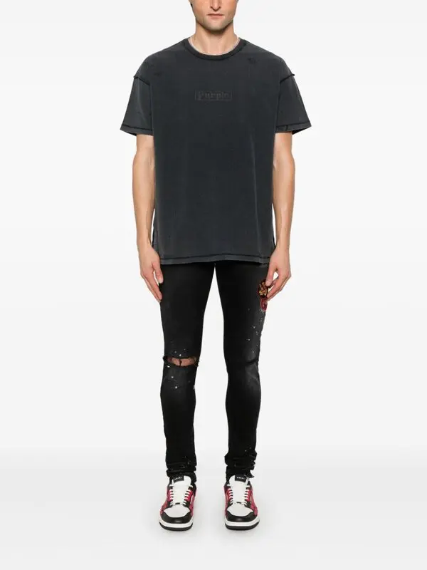PURPLE BRAND Logo-print T-shirt