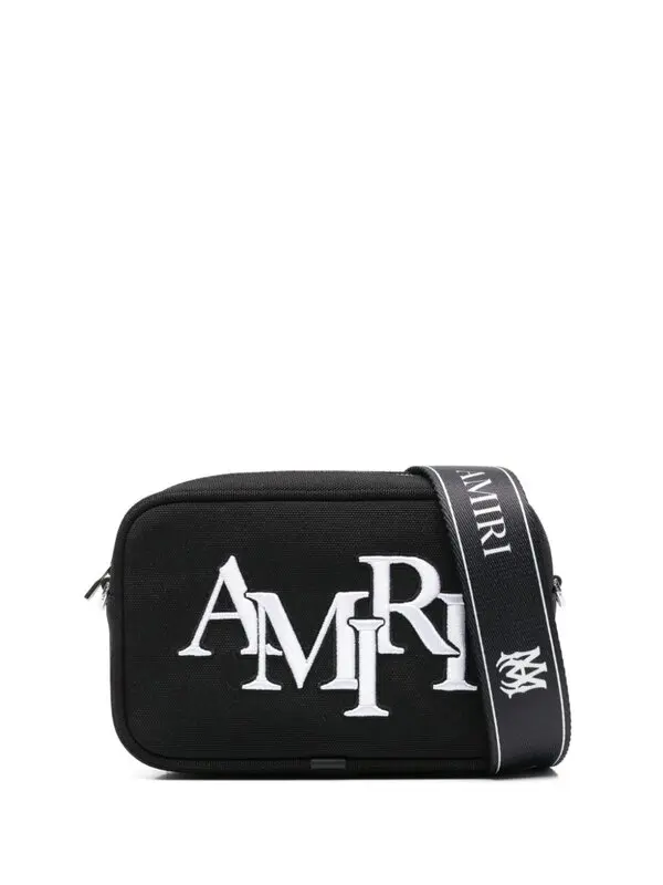 Amiri Staggered Messenger Bag - Black