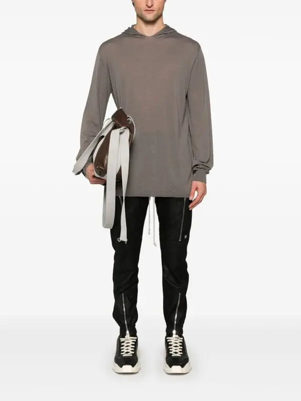 Rick Owens Fine-knit Hoodie