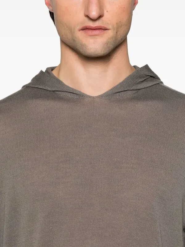 Rick Owens Fine-knit Hoodie