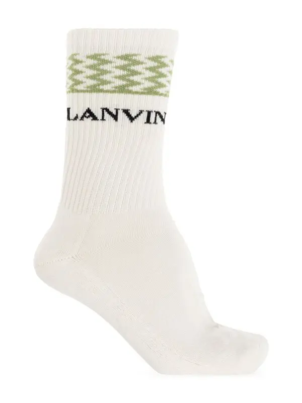 LANVIN Curb Crew Socks