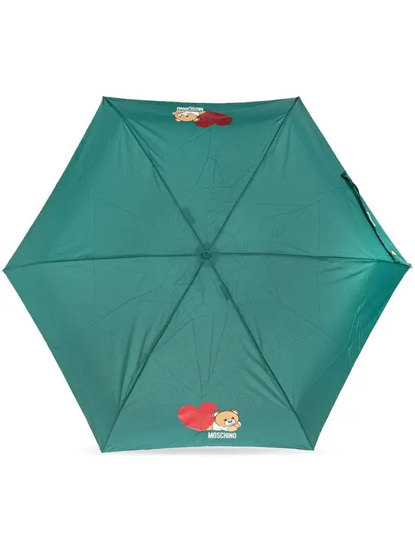 Moschino Teddy Bear-motif Umbrella - Green