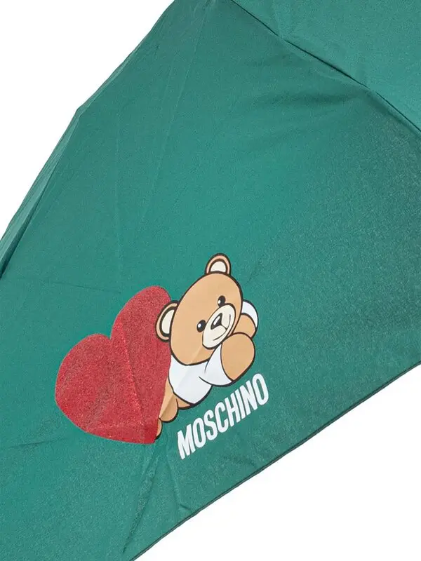Moschino Teddy Bear-motif Umbrella - Green