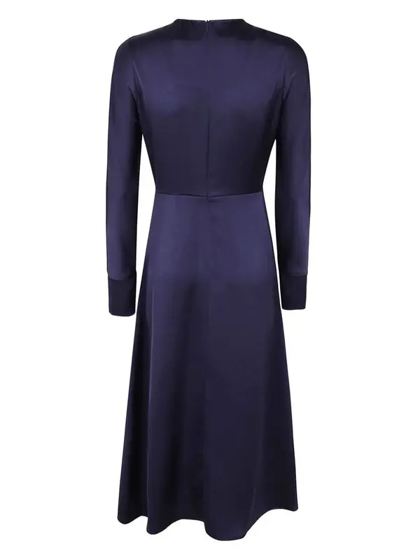 DRHOPE Satin Midi Dress