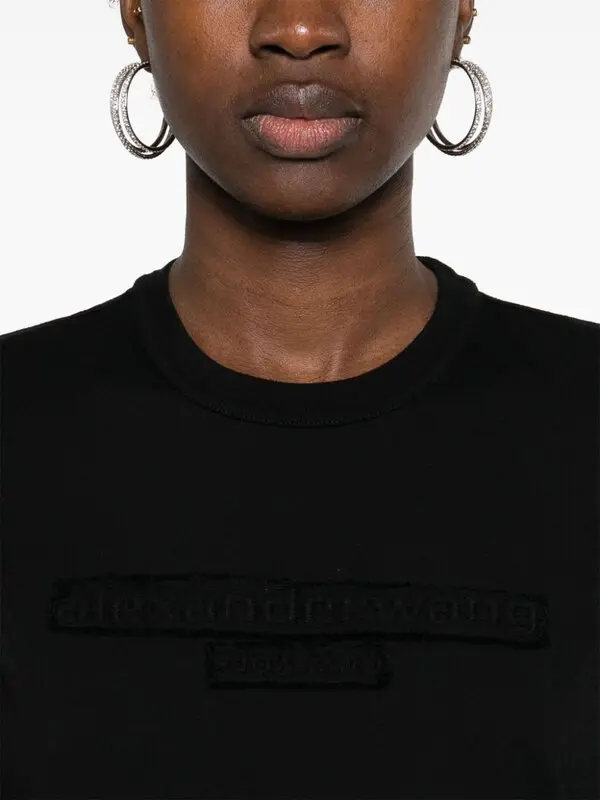Alexander Wang Logo-embossed T-shirt