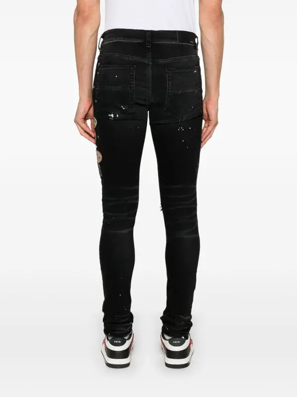 Amiri Patch-detailing Skinny Jeans