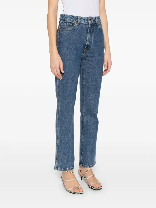 Khaite Abigail Straight Leg Jeans - Blue