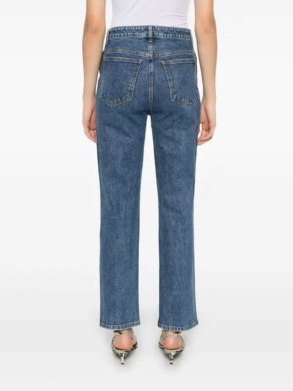 Khaite Abigail Straight Leg Jeans - Blue