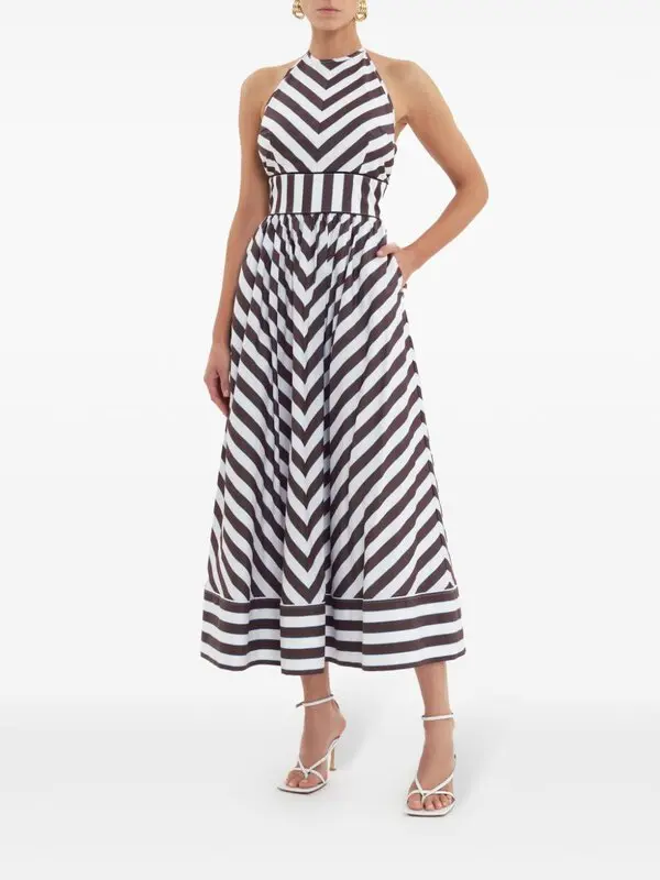 Rebecca Vallance Pippa Midi Dress In Black - 77% Off