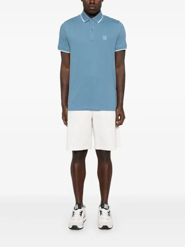 BOSS Logo-patch Polo Shirt