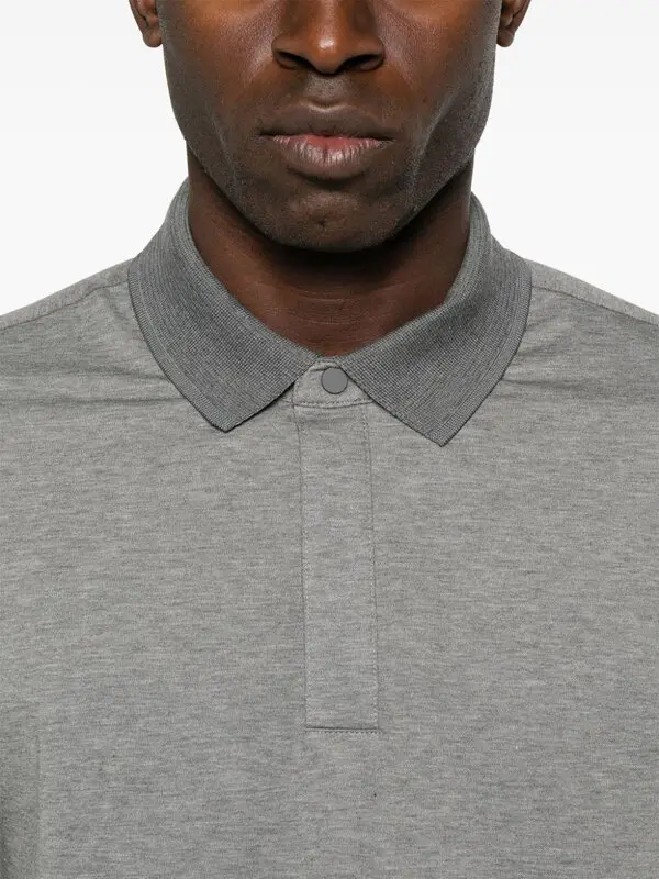 BOSS Mélange-effect Polo Shirt - Grey