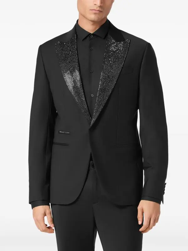 Philipp Plein Rhinestone-embellished Blazer