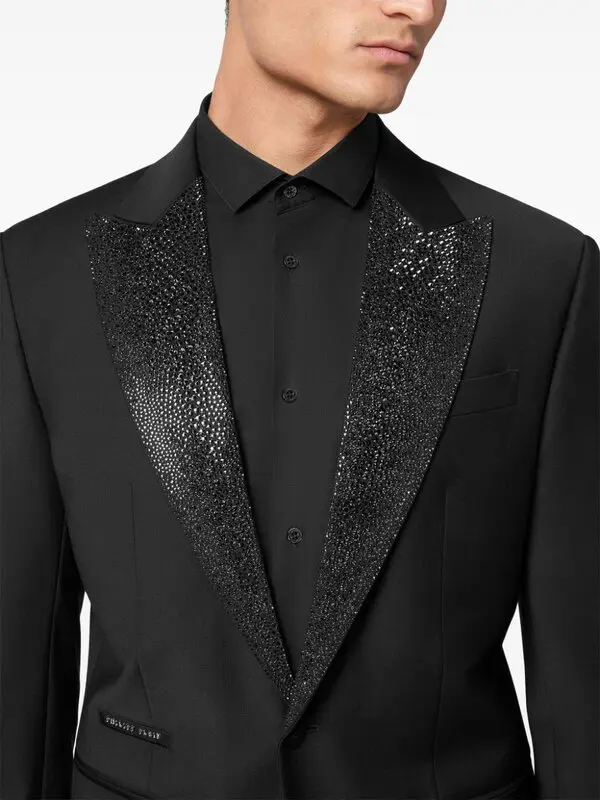 Philipp Plein Rhinestone-embellished Blazer