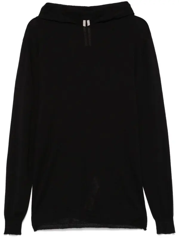 Rick Owens Fine-knit Hoodie