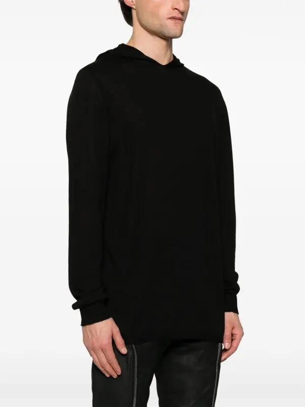 Rick Owens Fine-knit Hoodie