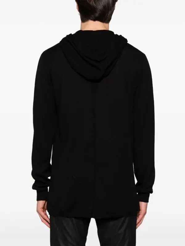 Rick Owens Fine-knit Hoodie