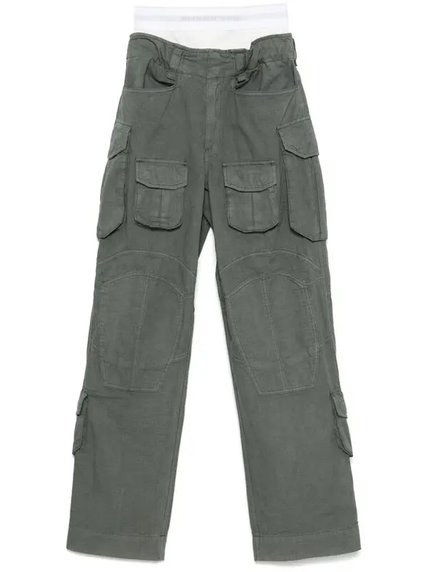 Alexander Wang Logo-waistband Cargo Pants