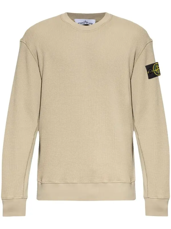 Stone Island Compass Badge Sweater - Neutrals