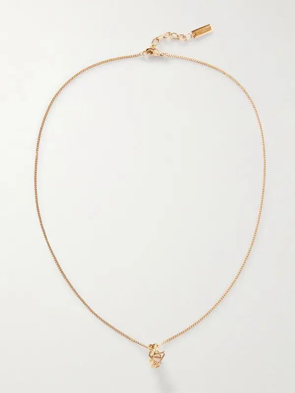 Saint Laurent Tone Necklace - Gold