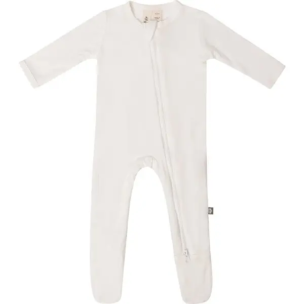KYTE BABY Zip-up Footie - Cloud