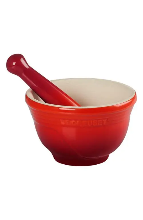 LE CREUSET Mortar & Pestle Set - Cerise