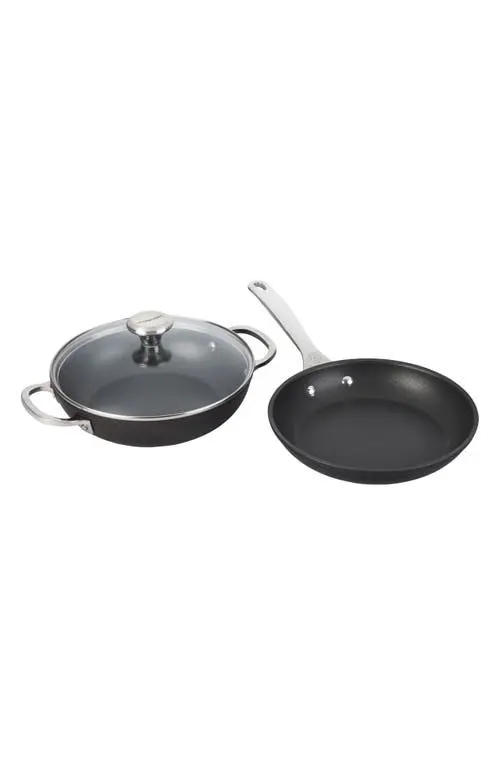 LE CREUSET 3-piece Toughened Nonstick Pro Set - Silver/black