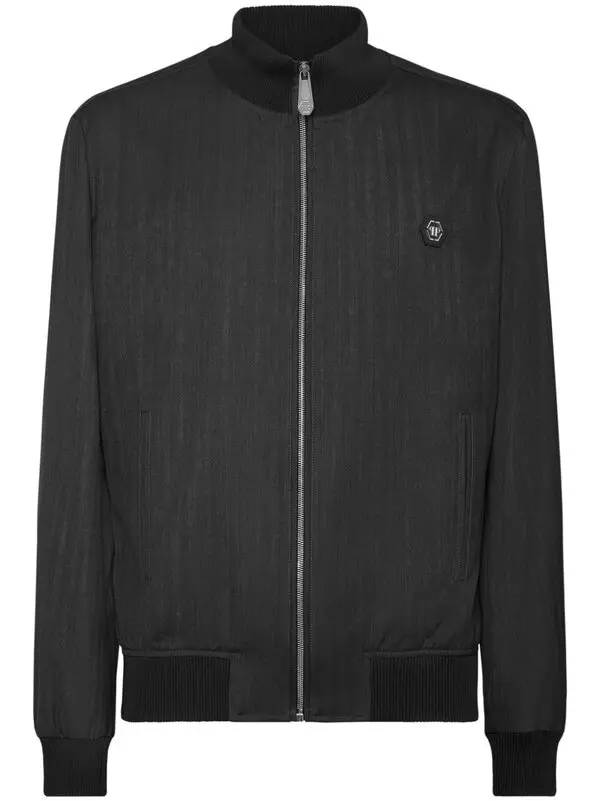 Philipp Plein Wool Bomber Jacket