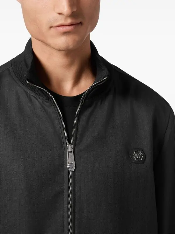 Philipp Plein Wool Bomber Jacket